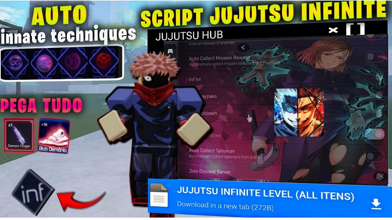 Jujutsu Infinite SCRIPT NO KEY: AUTO KILL ALL, AUTO QUEST, AUTO SPIN ...