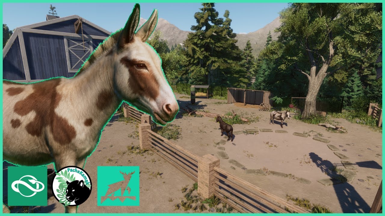 The most "american" DONKEY on our Farm | Raven Creek Park | Planet Zoo ...