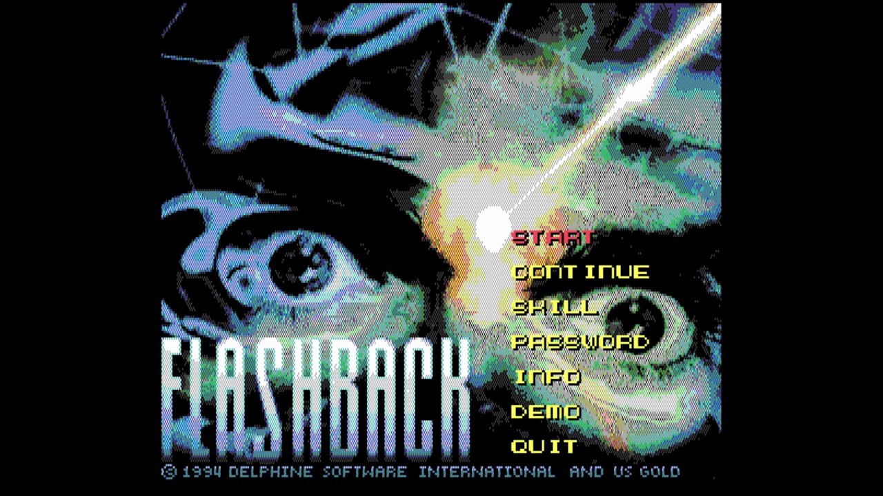 Flashback (PC-98) – Introduction et écran-titre – 1080p - YouTube