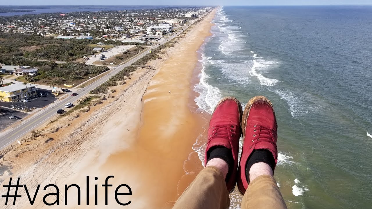 Soaring Over The Beach On My Paramotor - YouTube