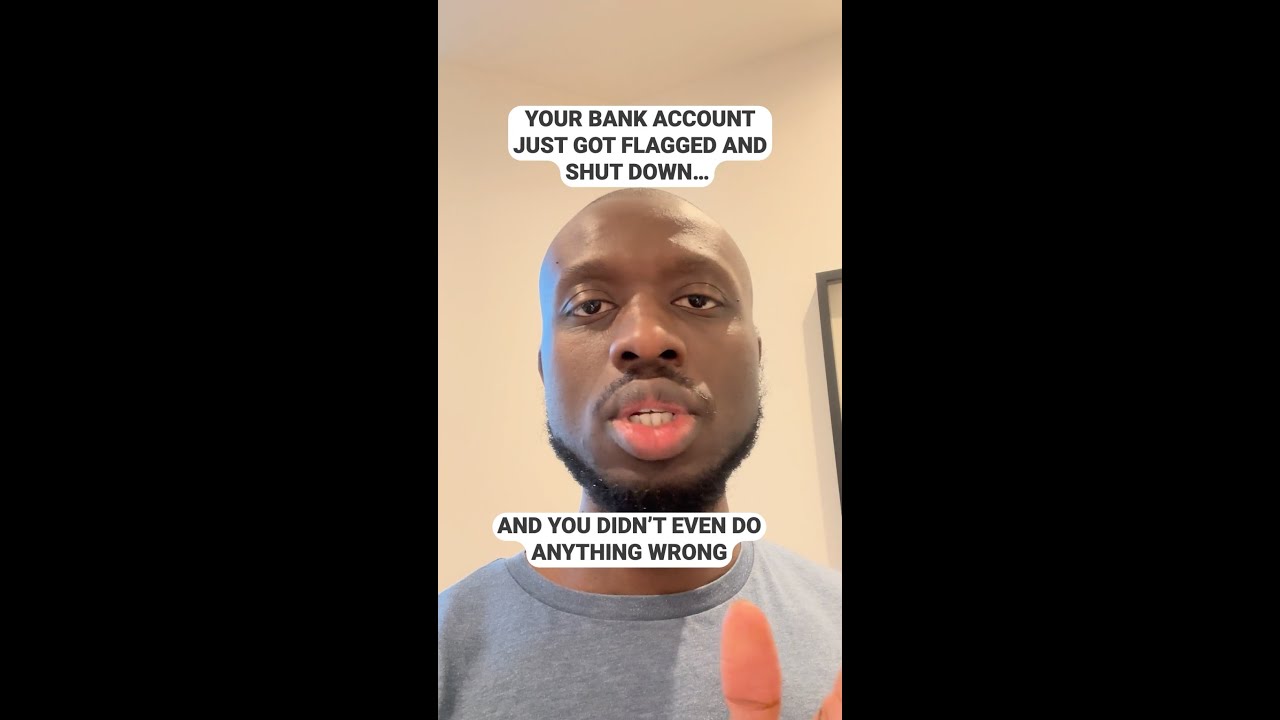 YOUR BANK ACCOUNT JUST GOT FLAGGED AND SHUT DOWN #shorts - YouTube