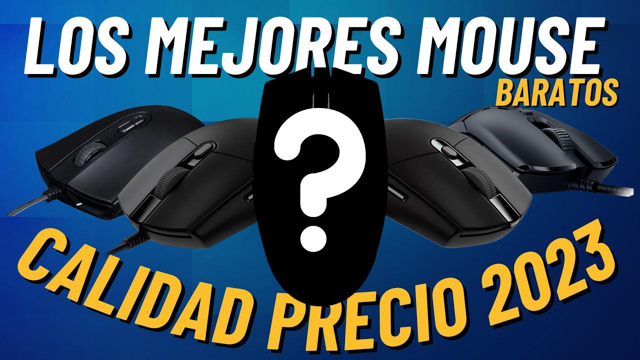 LOS MEJORES MOUSE CALIDAD/PRECIO BARATOS PARA 2024 - YouTube