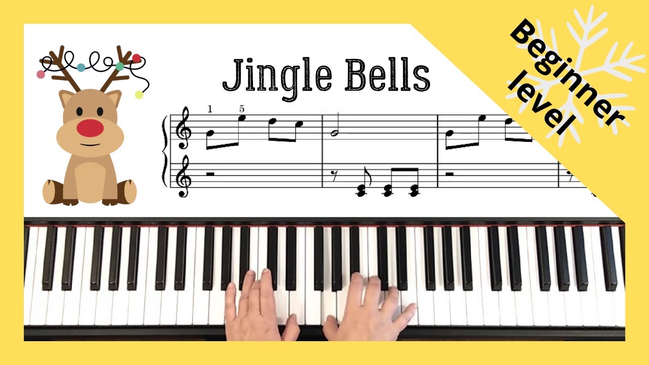 Jingle Bells – Easy Piano Tutorial for Beginners! - YouTube
