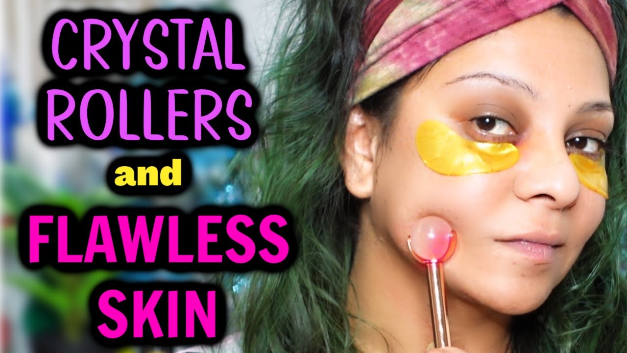 🔮 HOW TO USE CRYSTALS FOR FLAWLESS SKIN 🧿 USING CRYSTAL ROLLERS ON FACE ...