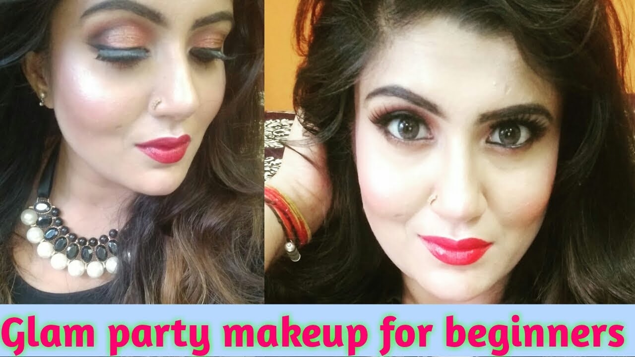 EASY PARTY MAKEUP TUTORIAL || How To Do Glamorous Makeup || Sakshi ...