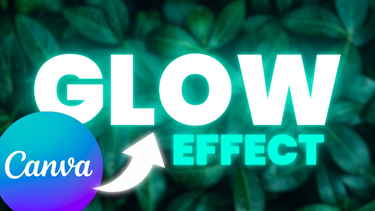 Glow Text Effect in Canva - EASY Tutorial - YouTube
