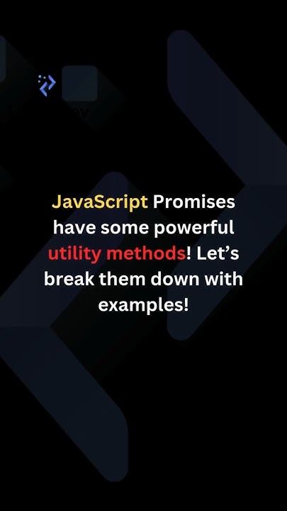 JavaScript Promise Utility Methods – Explained with Code! 🚀 #coding #javascript - YouTube
