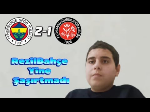 FANATİK FENERBAHÇE'Lİ KARAGÜMRÜK MAÇINI İZLERSE.. | Fenerbahçe 2-1 Fatih Karagümrük 