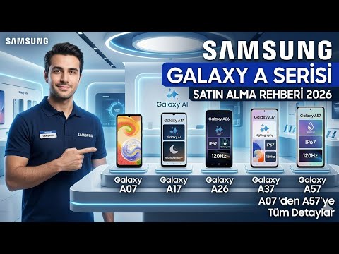 Samsung Galaxy A Serisi Satın Alma Rehberi 2026: A07'den A57'ye Tüm Detaylar