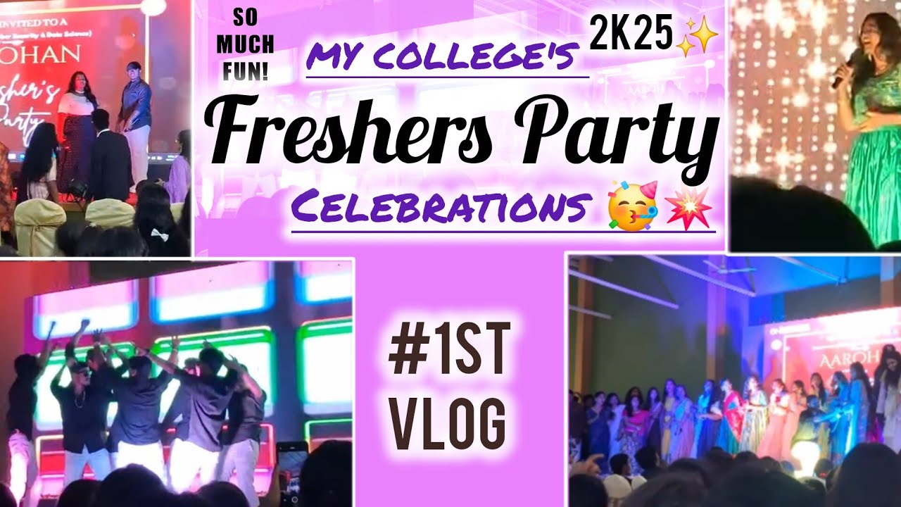 My College's Freshers Party Celebrations 2025 🥳💥 | Fest | GNI - YouTube