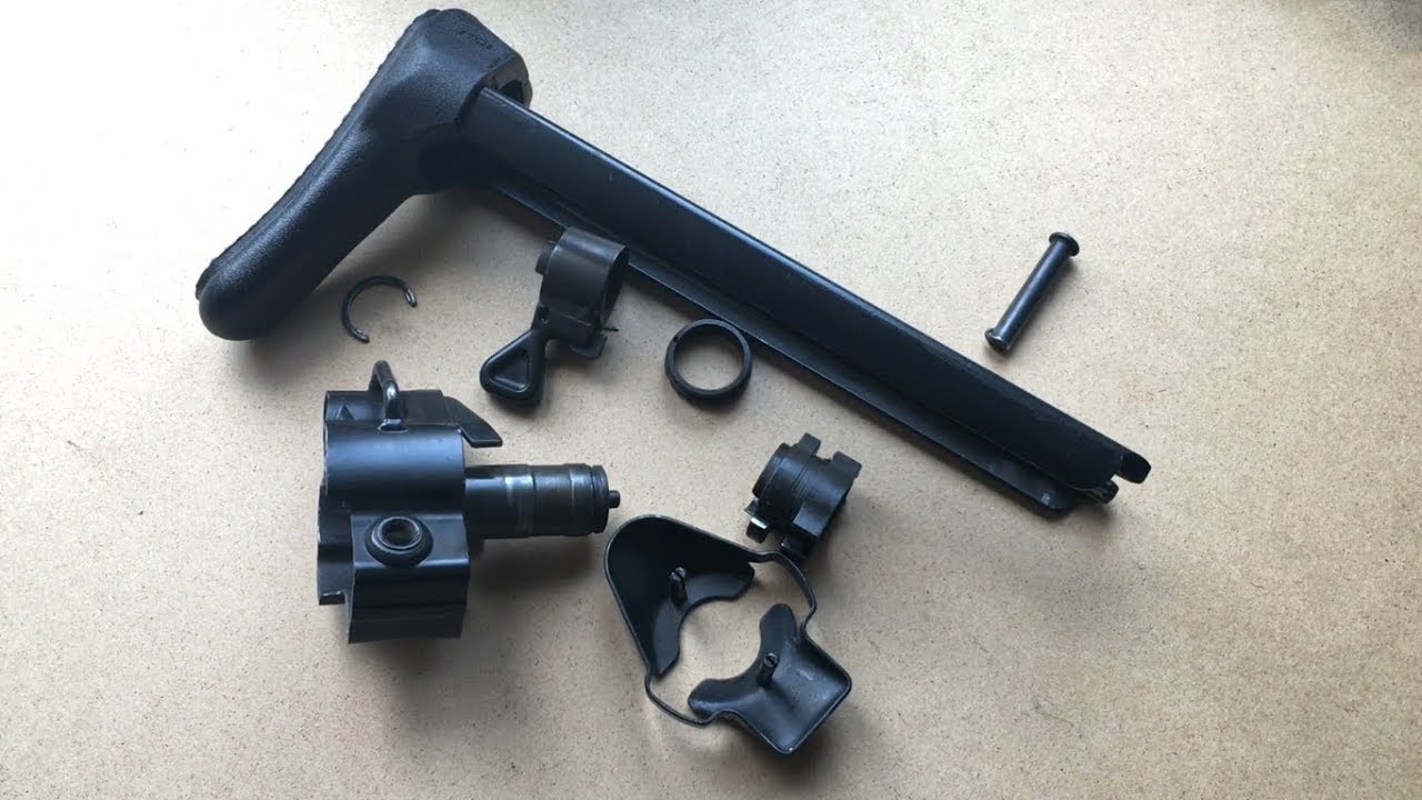 How To Disassembly H&K MP5A3 Stock - YouTube