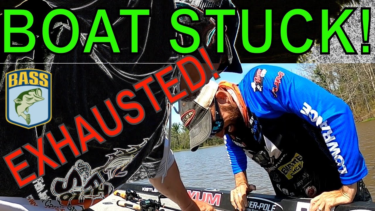 Got my BOAT STUCK in a Bassmaster Open on The Rez - Ross Barnett ...