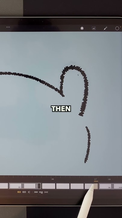 Anticipation and perspective in animation | using Callipeg on iPad - YouTube