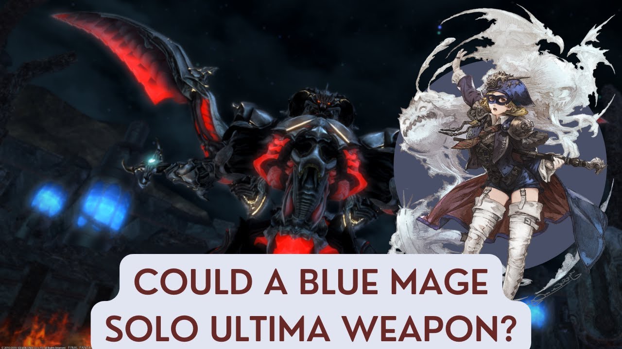 FFXIV Could a Blue Mage Solo Ultima Weapon synced? - YouTube