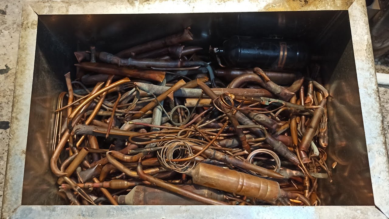 starting a new pile of copper for the CHRISTMAS... - YouTube