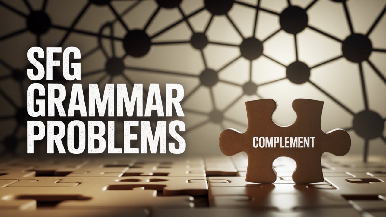 The Concept of 'Complement' in Systemic Functional Grammar - YouTube