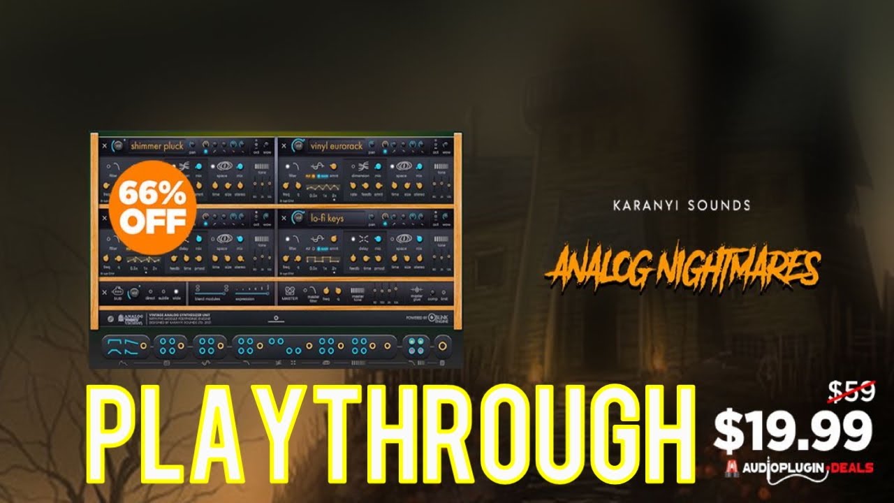 ANALOG NIGHTMARES (66% Off ) PLAYTHROUGH | Karanyi Sounds - YouTube