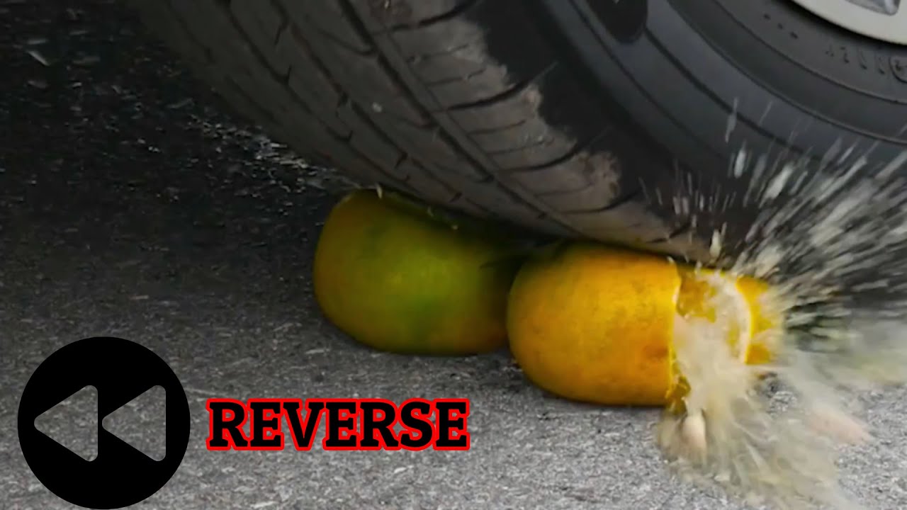 REVERSE-02: CAR VS Objects in reverse | Crushing Crunchy & Soft Things ...
