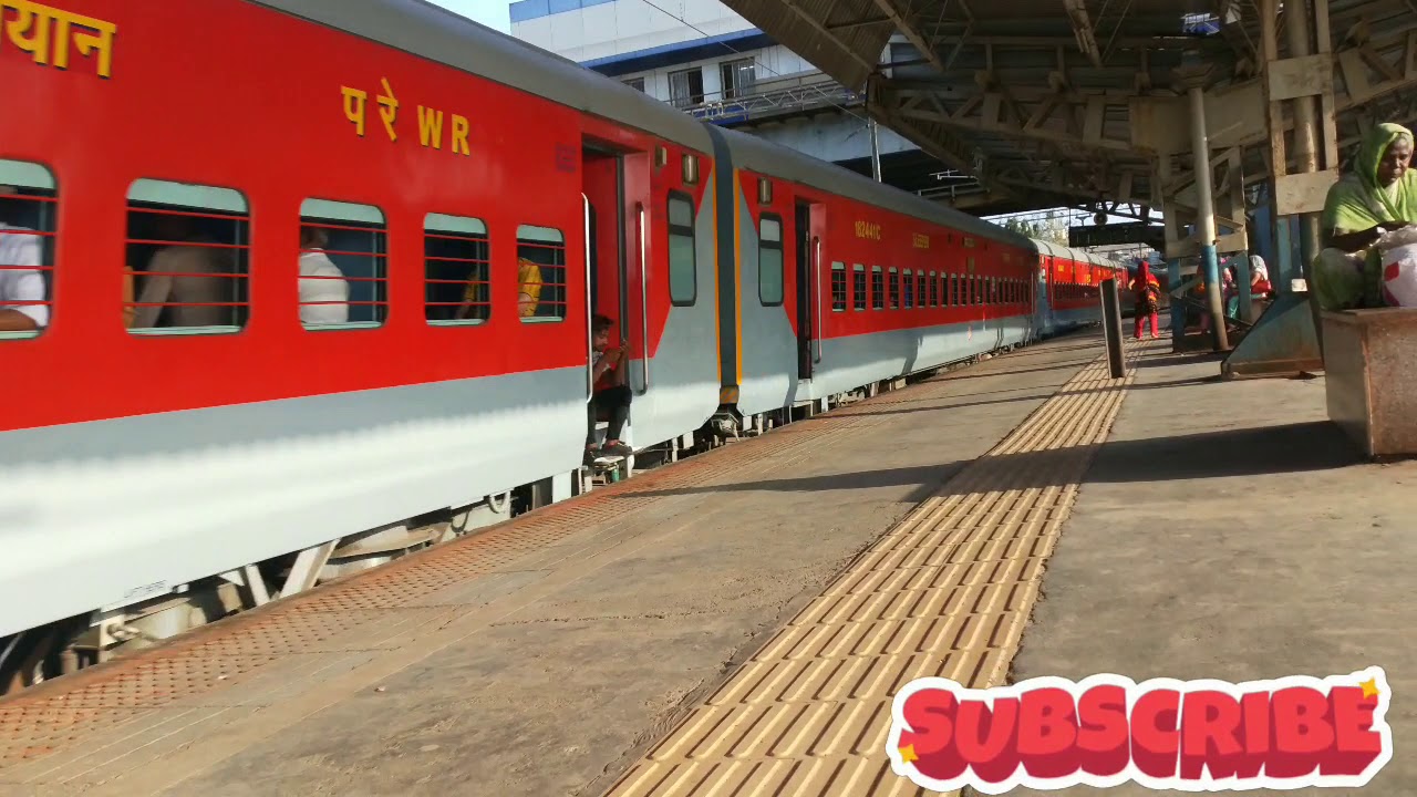 12907 BDTS SAMPARK KRANTI EXPRESS LED BY BRC WAP7 - YouTube