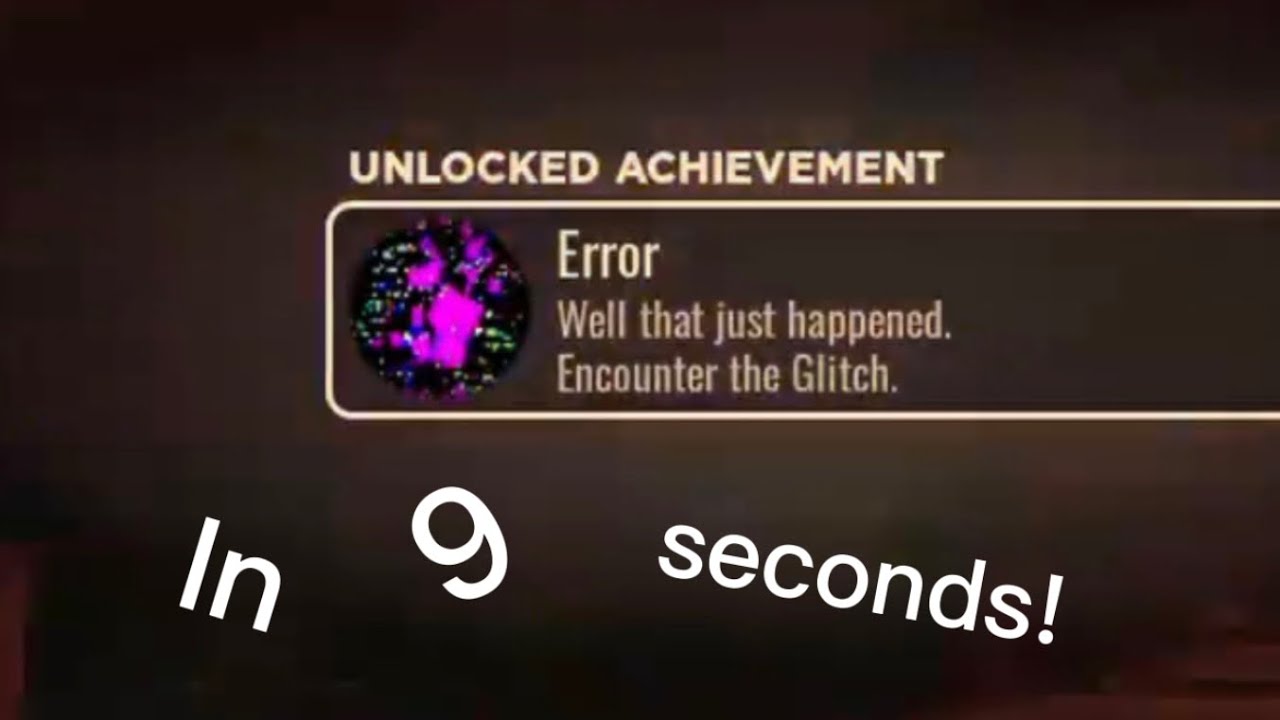 Getting “Error” badge in 9 seconds! - YouTube