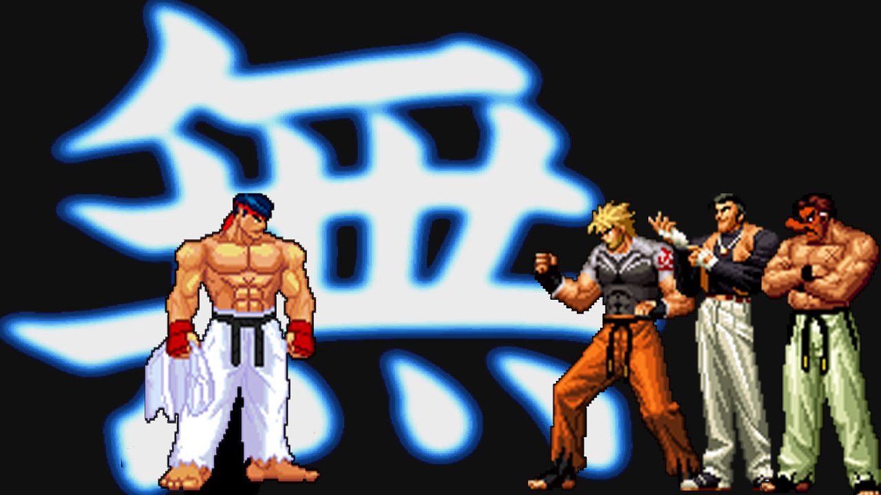 [KOF Mugen] Shin Ryu VS. Ryo, Robert, Takuma - YouTube