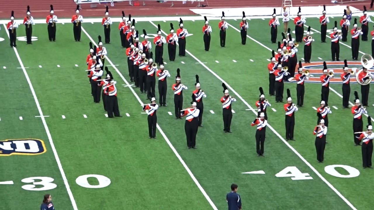 SHSU Bearkat Marching Band & BMB Alumni Band playing "It is well with ...