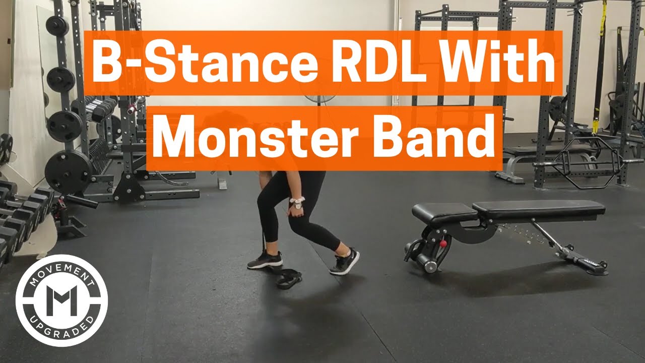 B-Stance RDL With Monster Band - YouTube