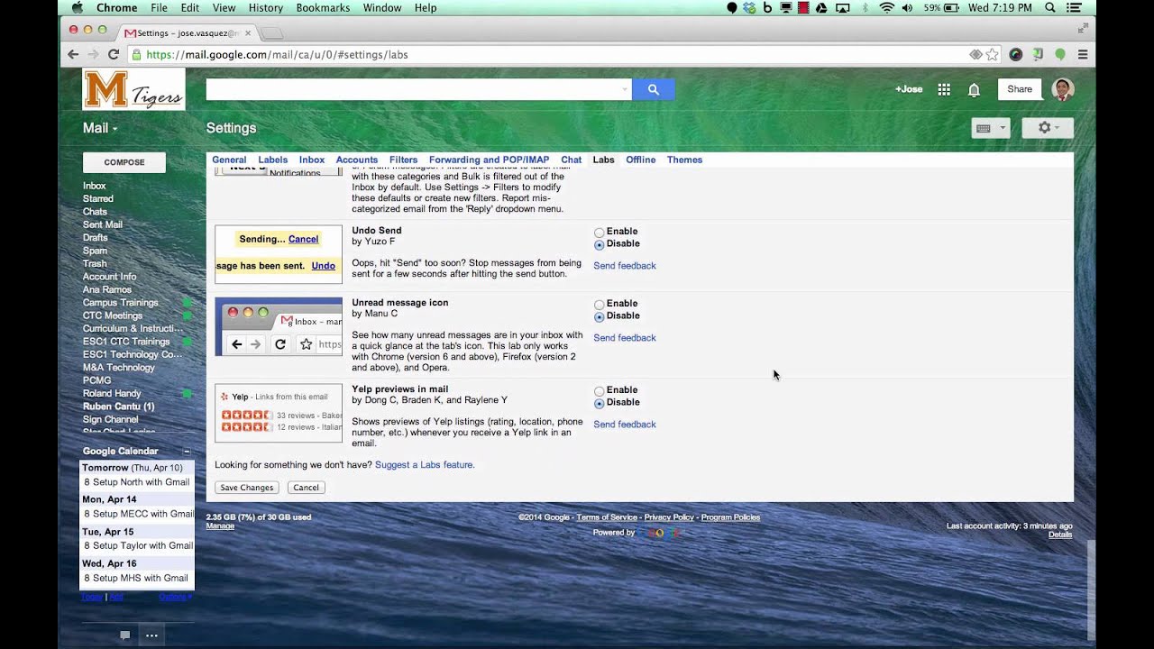 Preview Pane on Gmail - YouTube