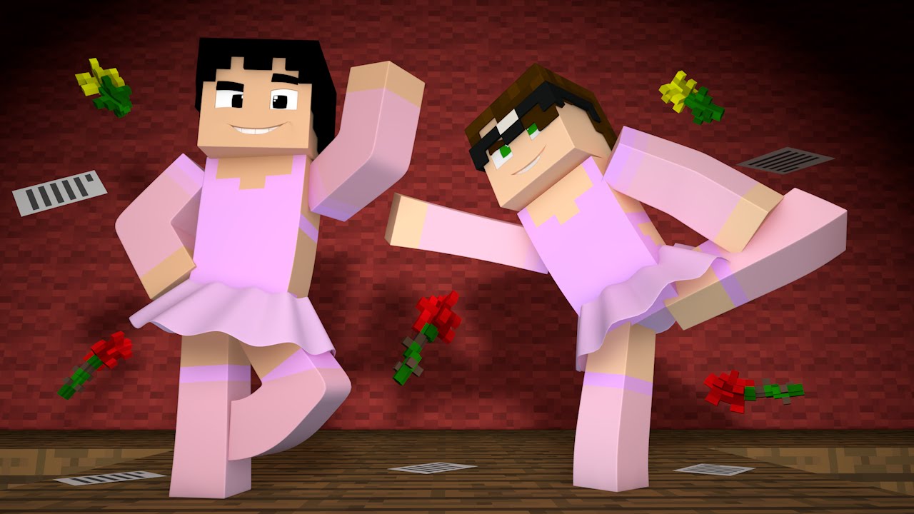 Minecraft: MIKE E PAC BAILARINAS! (Build Battle) - YouTube