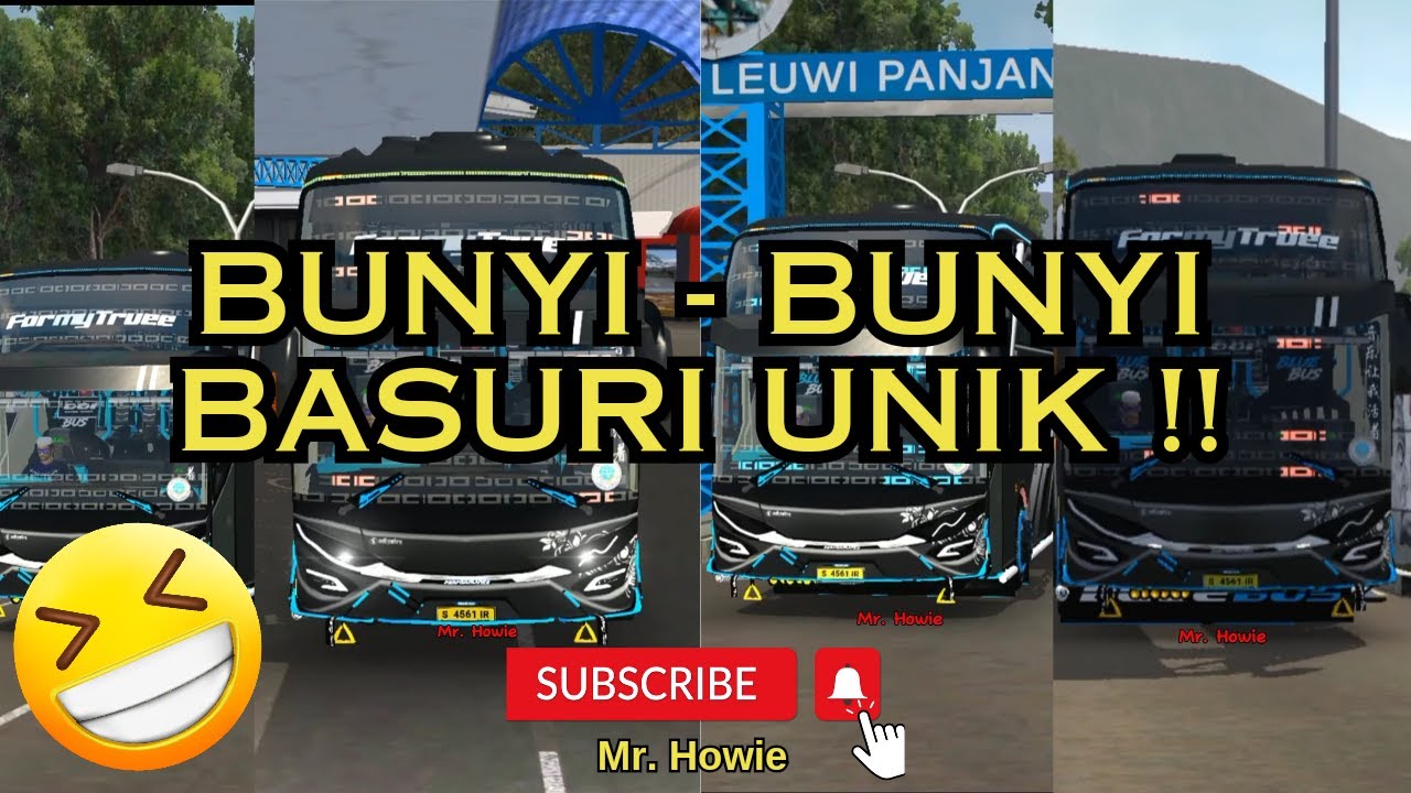 Bunyi - Bunyi Basuri Unik, Bus Simulator Indonesia, Bussid - YouTube