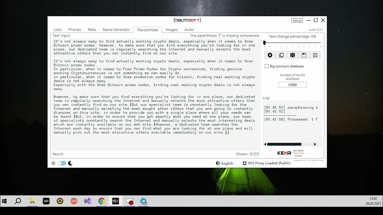 Randomizer - Overview of new neural network features for text rewriting ...