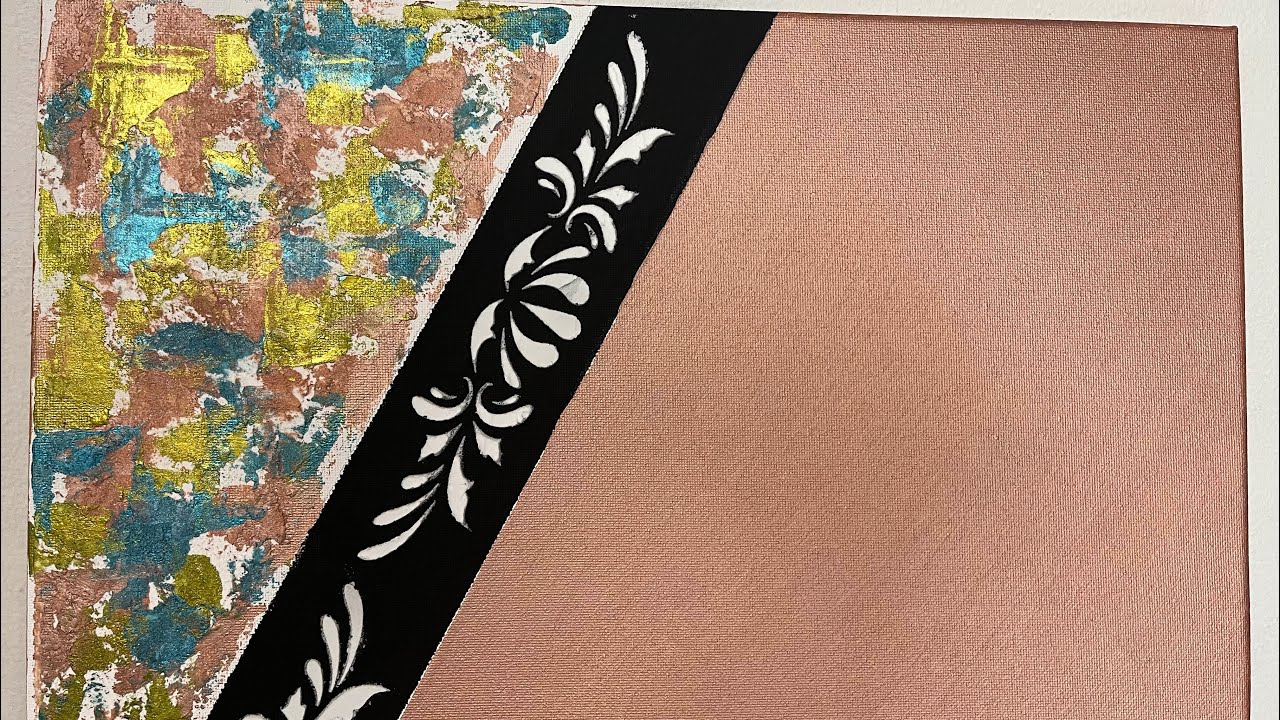 Textured Art on Canvas Part 1/How to Make A Textured Art ⁉️/ Textured ...