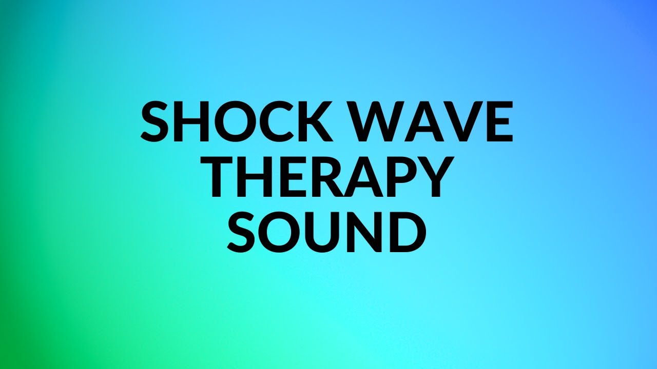 Shock wave therapy sound | Staying awake sound effect - YouTube