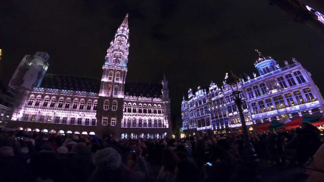 Sound and Light show 2019 at the Grand-Place, Brussels (Brussels Town ...