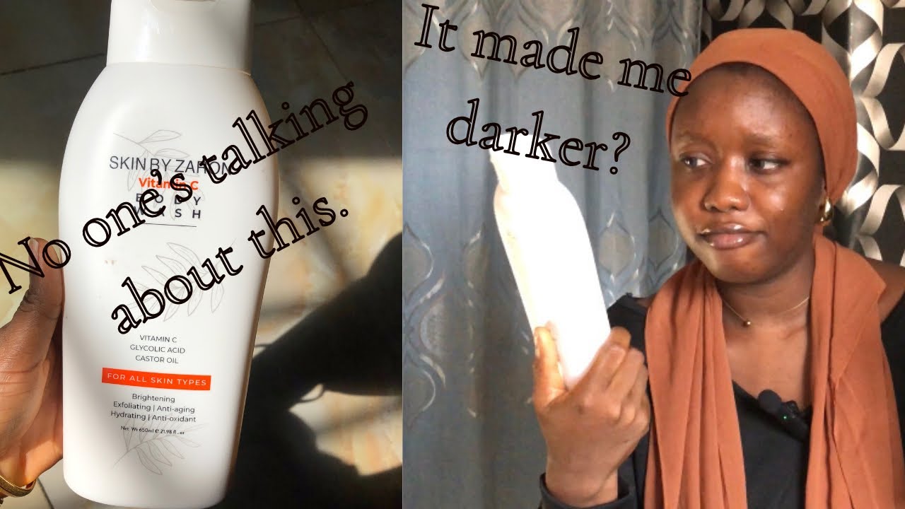 SKIN CARE: I USED THE SKIN BY ZARON VITAMIN C BODY WASH FOR A MONTH ...