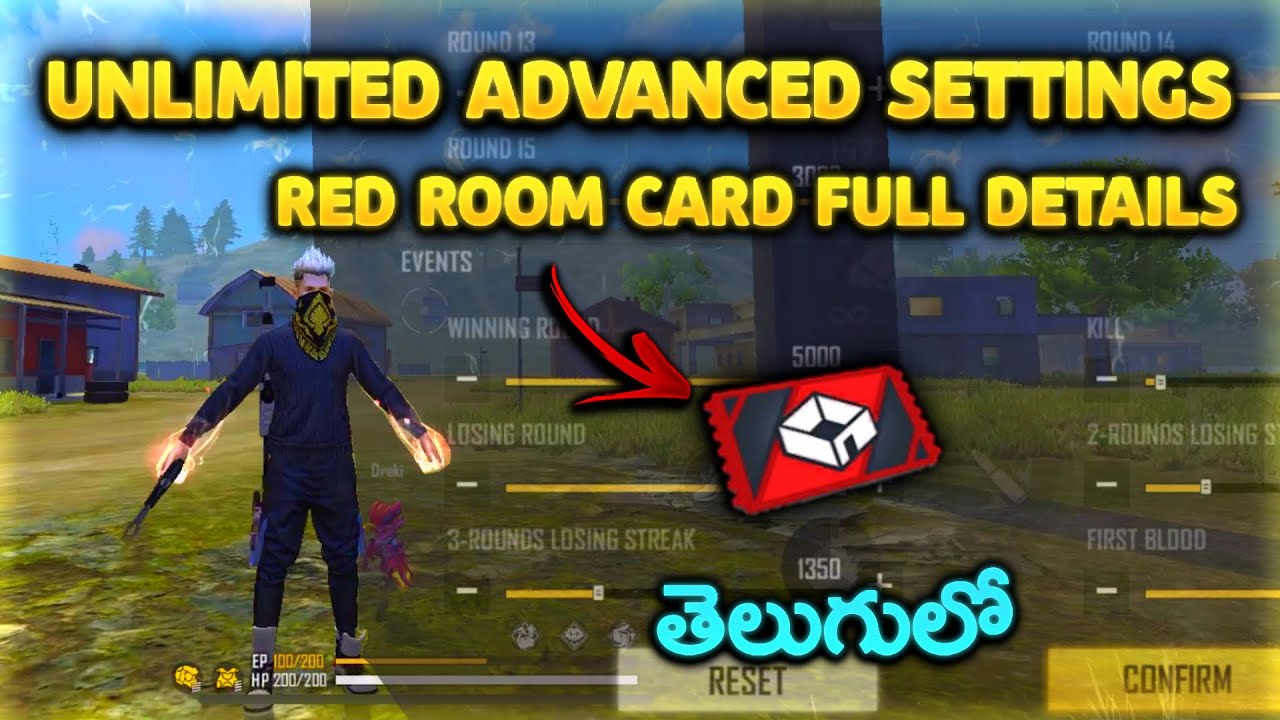 How to get red room cards in free fire ||full details about red room ...