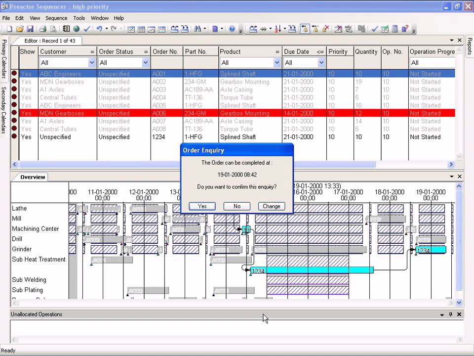 Demo: Preactor in the Jobshop (Pt 2 of 2) - YouTube