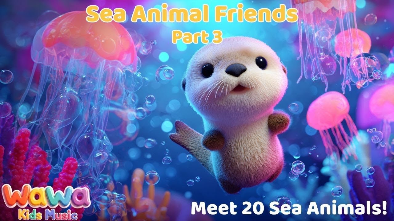 Sea Animal Friends – Part 3 🐠 Meet 20 Amazing Sea Creatures! | Wawa ...