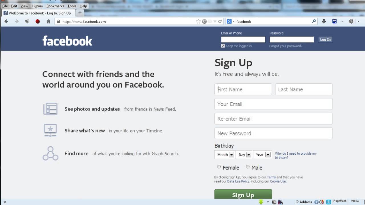 Facebook Sign Up Video: How to Create a New Facebook Account - YouTube