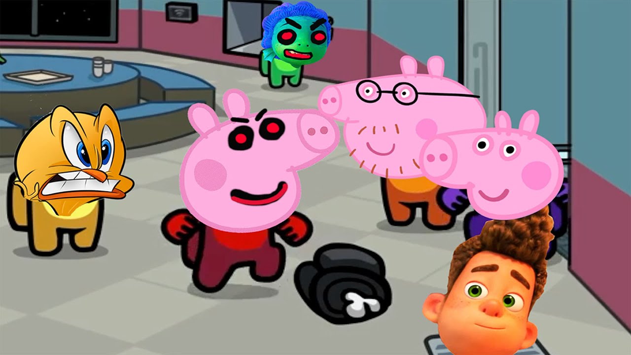 (Peppa Pig) Among Us Distraction Dance Animation | Peppa Pig Dance ...