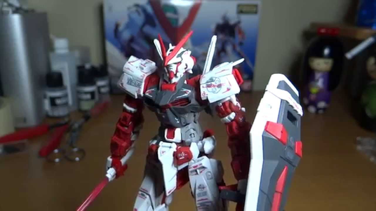 Real Grade Gundam RG 19 Astray Red Frame Panel Lined , Decal and Top ...