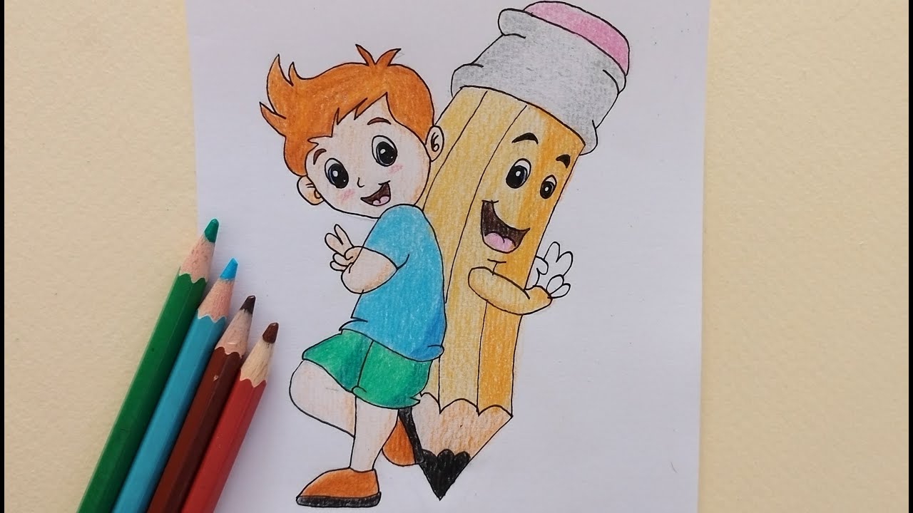 How to draw a boy step by step - YouTube