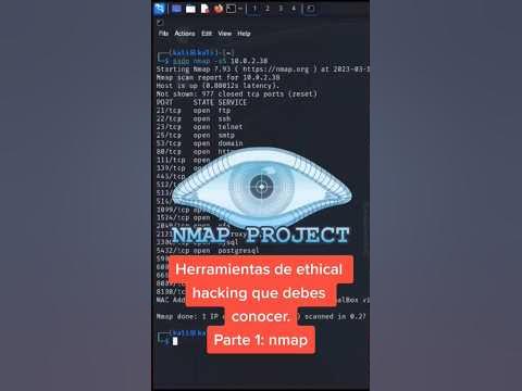 Herramientas de hacking que debes conocer. Parte 1: nmap - YouTube
