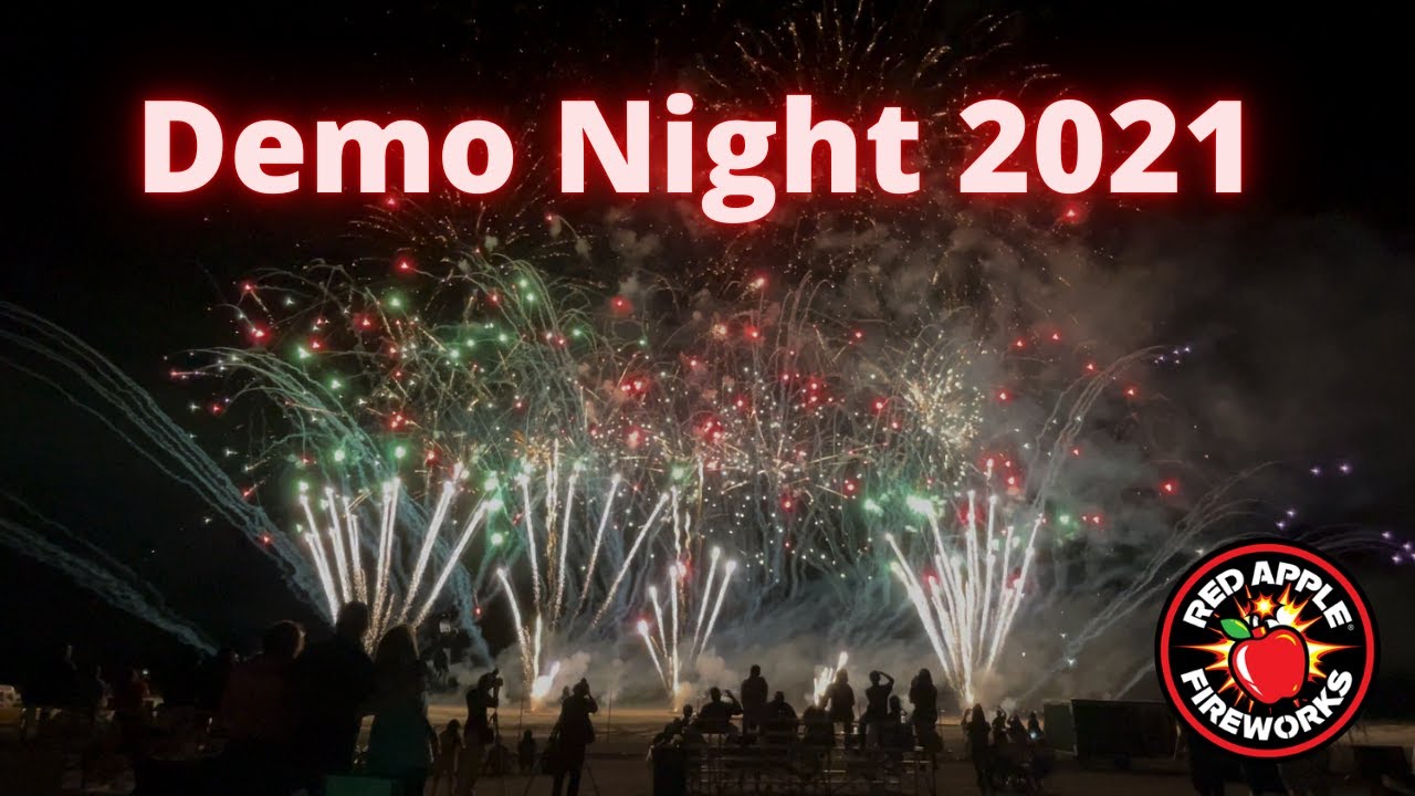 Red Apple Fireworks Demo Finale May 8, 2021 - YouTube