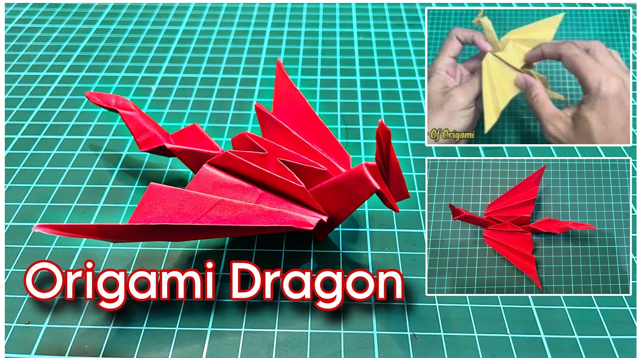 How to make a Paper dragon | easy way to make origami dragon - YouTube