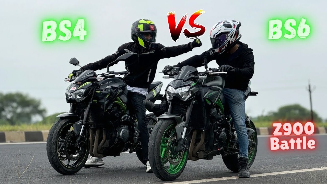 Kawasaki Z900 BS4 vs BS6 Drag Race 🥵 | Raw Power vs Technology 🔥 ...