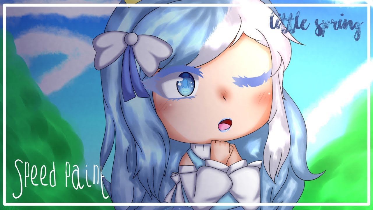 Gacha life Speedpaint # 1 | •Little Spring• - YouTube