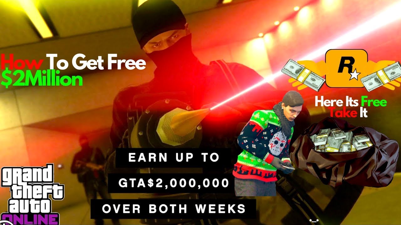 Rockstar Giving Away Free Money $2,000,000 GTA Online Cash - YouTube