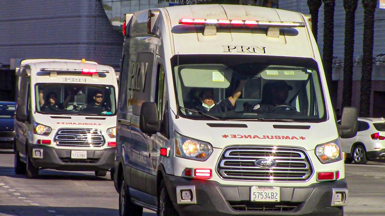 *Priority Tone* PRN Ambulances 143 & 136 Transporting - YouTube