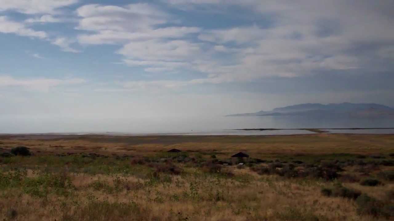 Bridger Bay Campground at Antelope Island State Park - YouTube